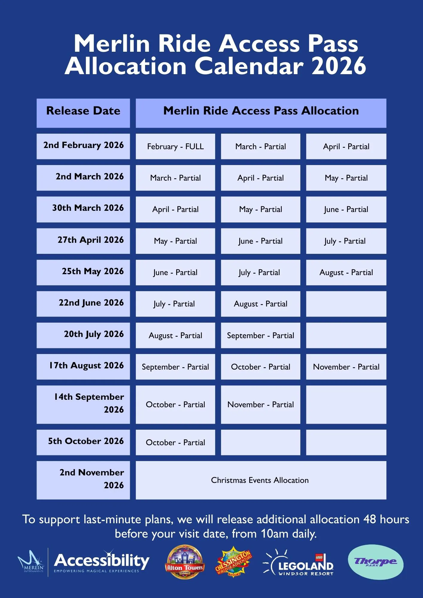 Passholder Accessibility | Merlin Annual Pass