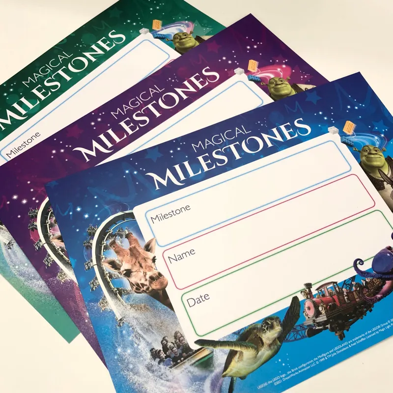 Magical Milestones Certificates | Merlin Annual Pass